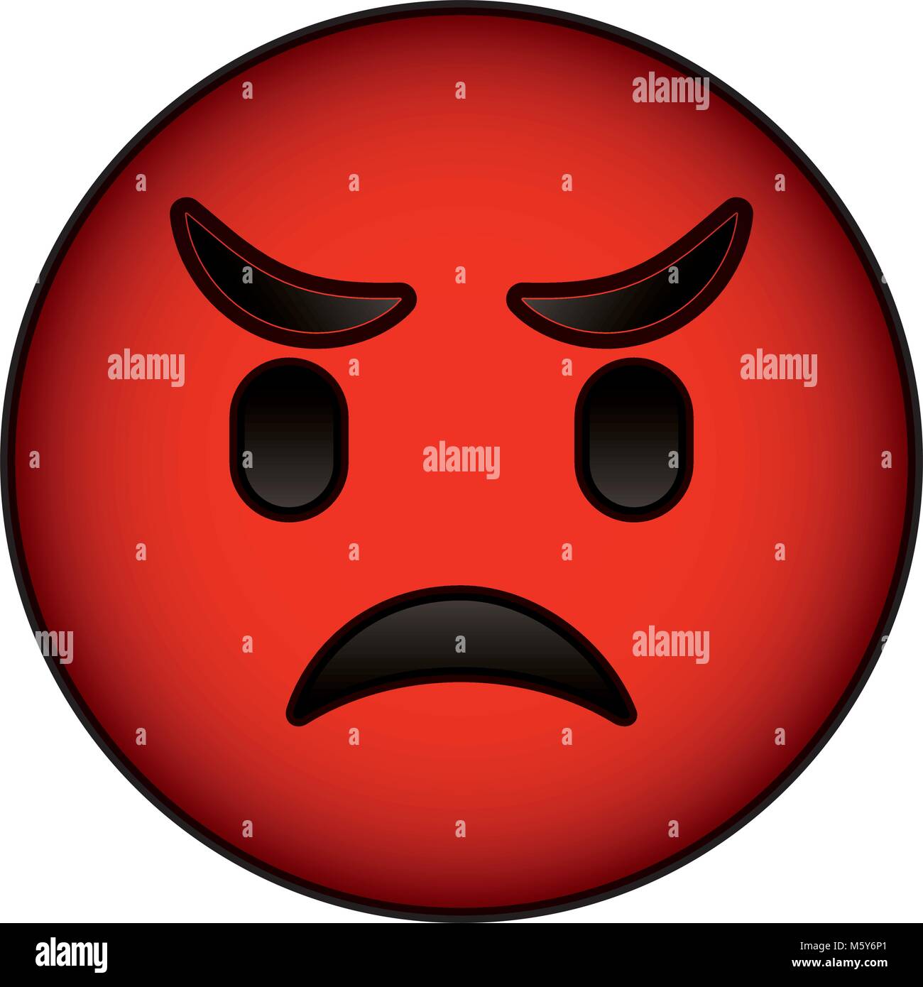 Red Smiley Face Smile Circle Stockfotos und -bilder Kaufen - Alamy