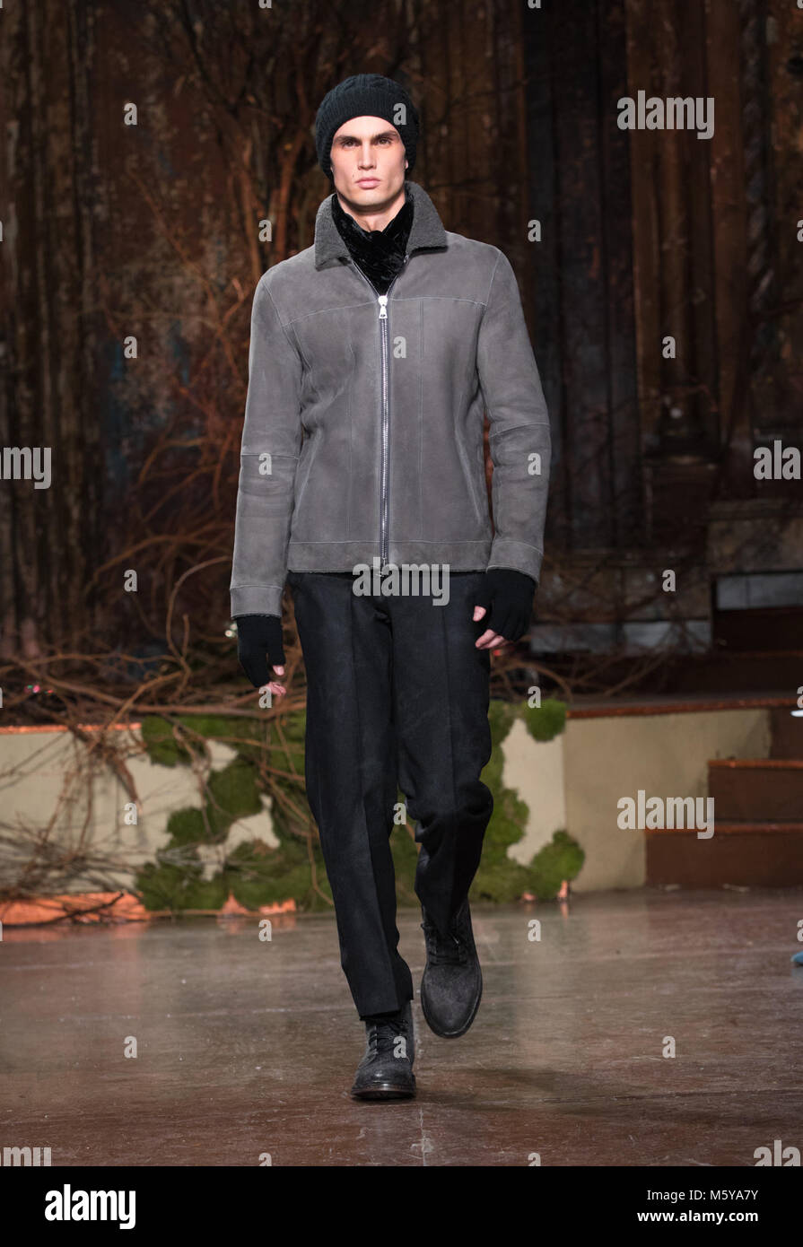 New York Fashion Week Herbst/Winter 2018 - John Varvatos - Catwalk mit ...