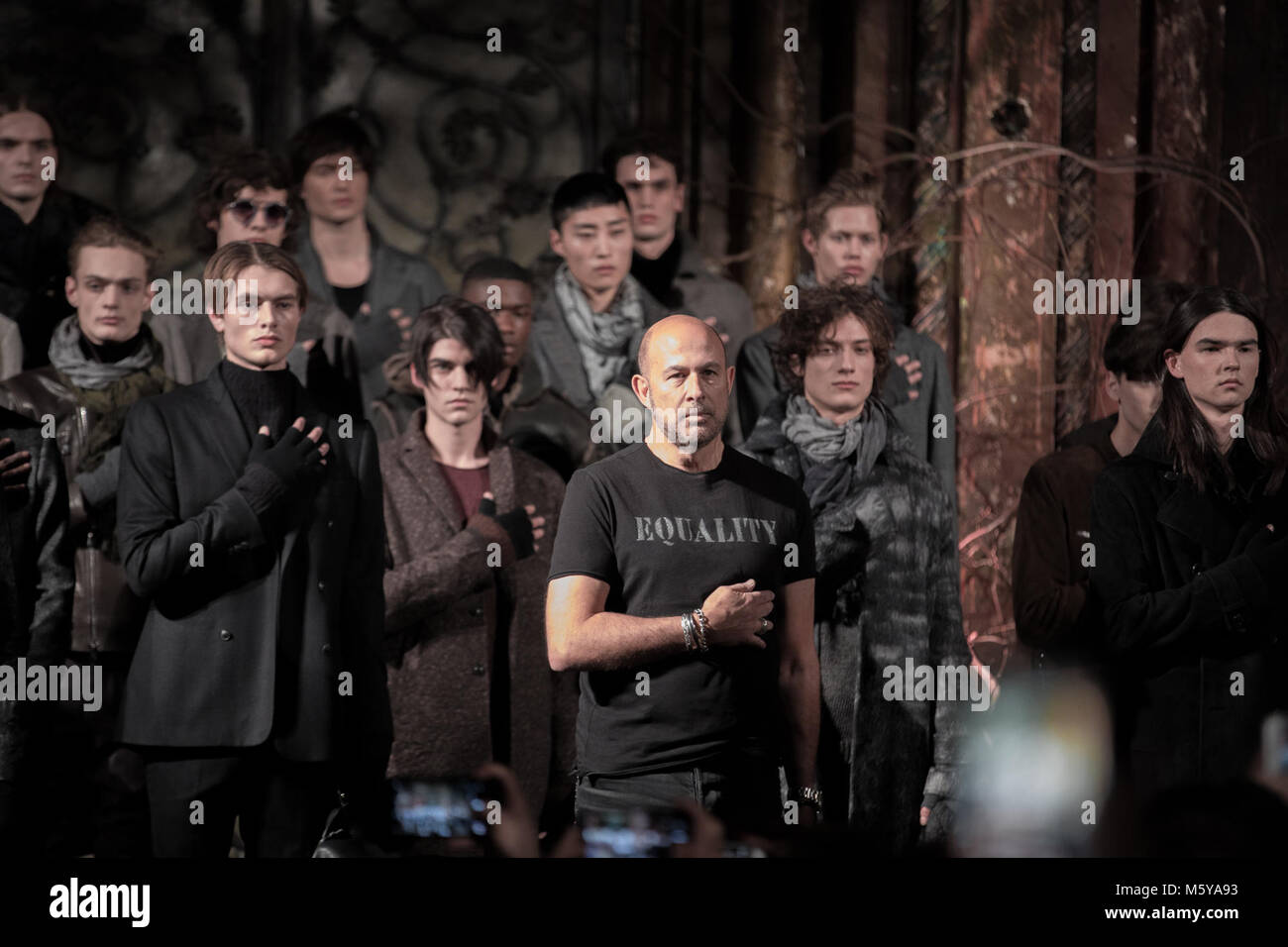 New York Fashion Week Herbst/Winter 2018 - John Varvatos - Catwalk mit ...