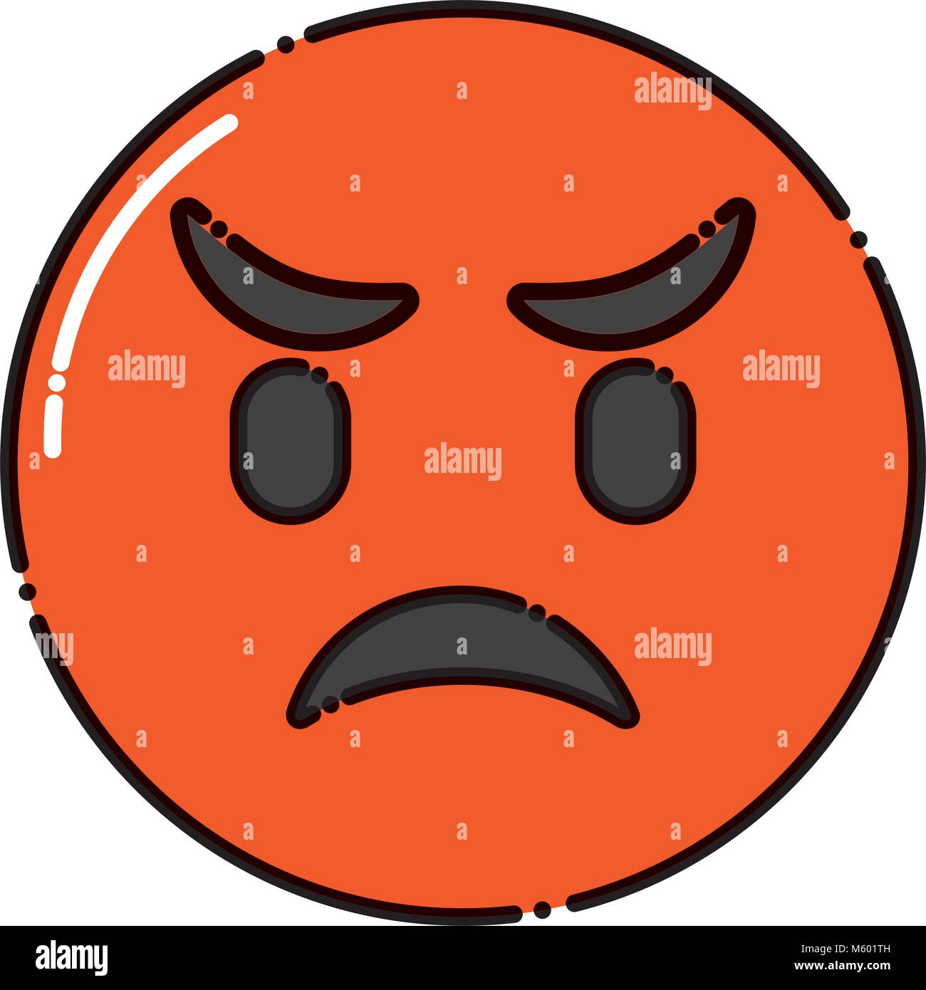 Red Smiley Face Smile Circle Stockfotos und -bilder Kaufen - Alamy