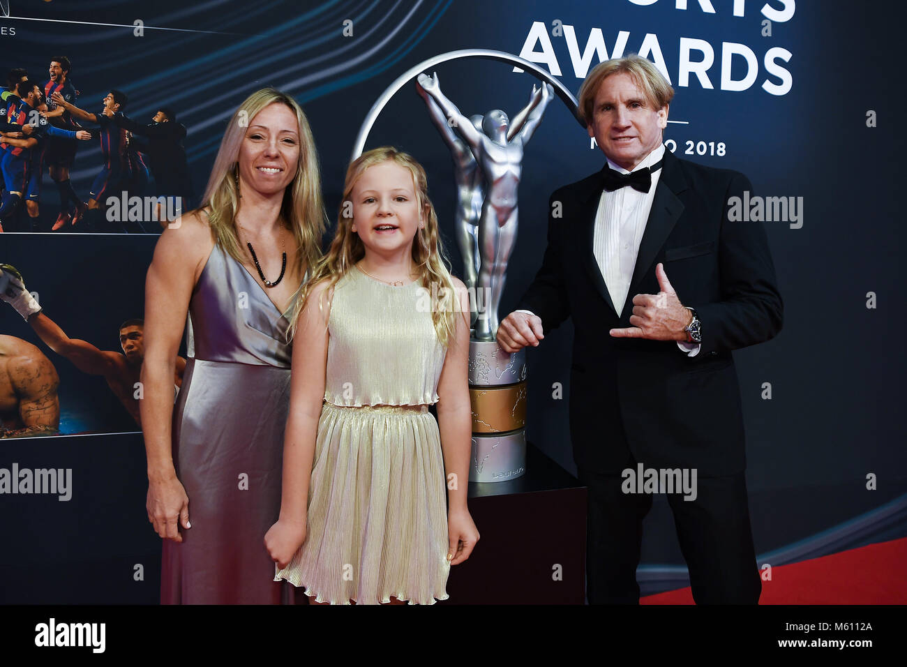 Monte Carlo, Monaco. 27 Feb, 2018. Robby Naish (Laureus Academy ...