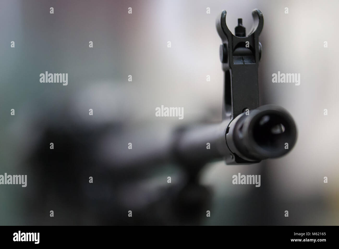 Lauf der Maschine Gewehr - russische Waffe, automatisches Gewehr ...