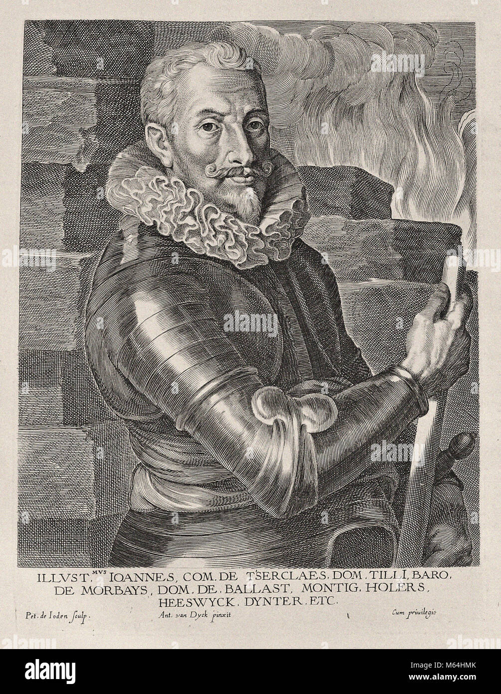 Paulus Pontius nach Anthony van Dyck, Johann tserclaes Graf von Tilly ...