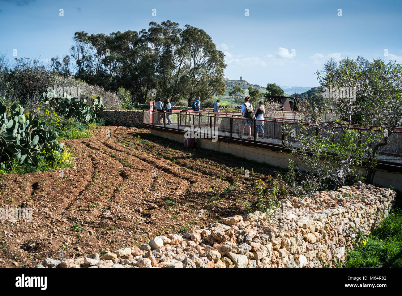 It-Tempji tal-Ġgantija (it-Tempji tal-Ggantija), Gozo, Malta, Europa ...