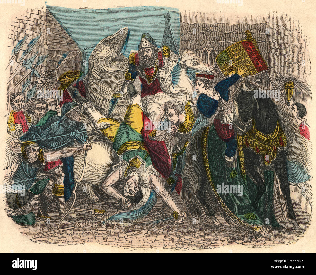 1300 s 1381 TOD VON WAT TYLER FÜHRER DER ENGLISCHE BAUERNAUFSTAND ...