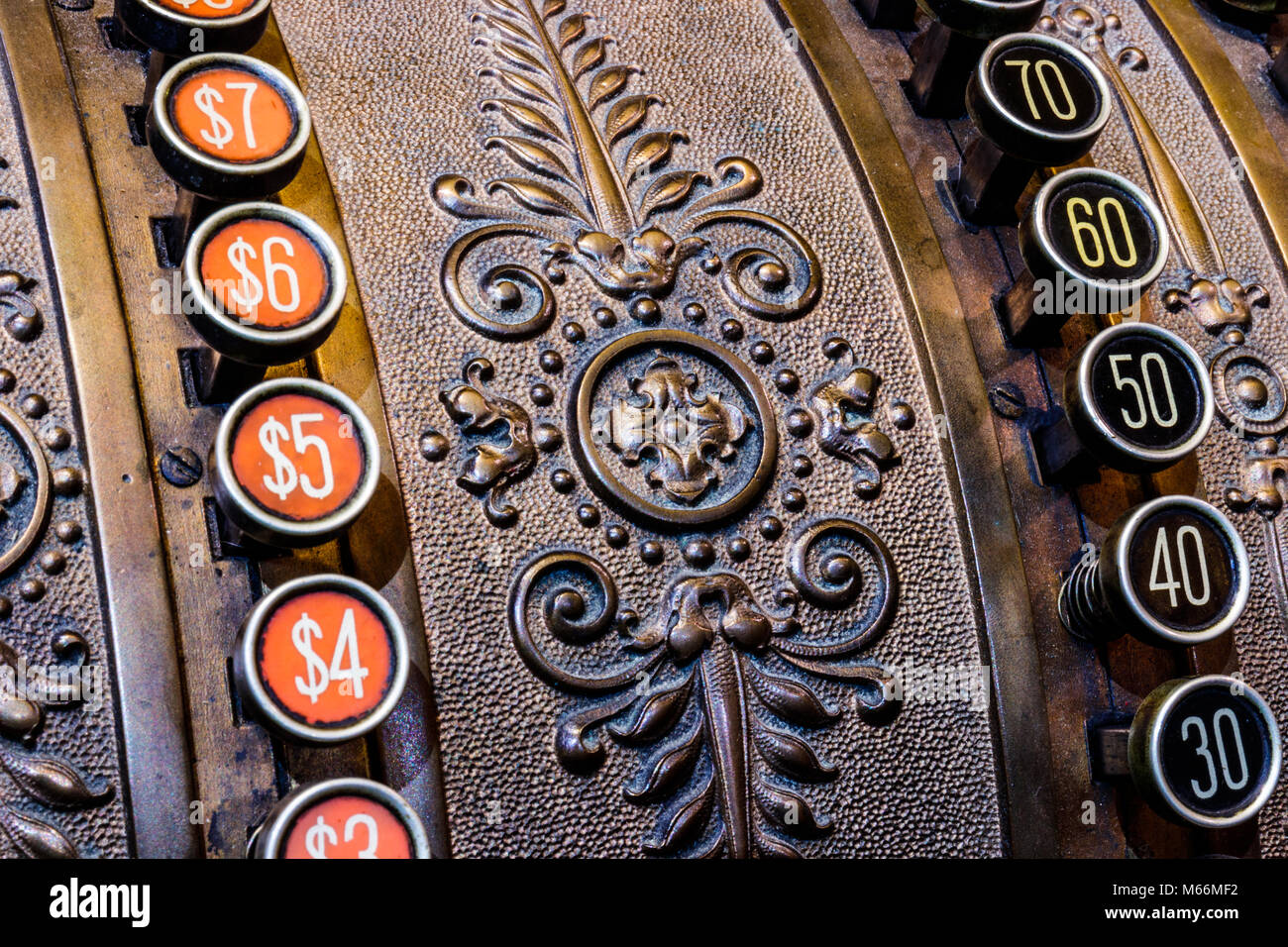 Antike Art Deco NCR Kasse II Stockfotografie - Alamy