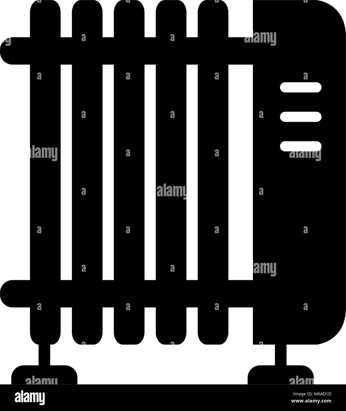 Elektrische Heizkörper Symbol Stock-Vektorgrafik - Alamy