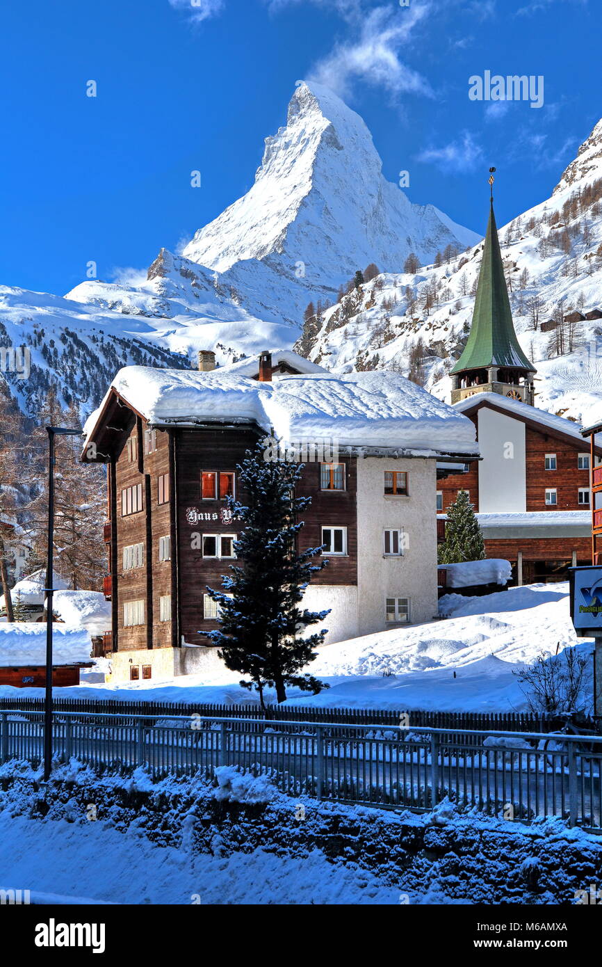Old town zermatt switzerland europe -Fotos und -Bildmaterial in hoher ...