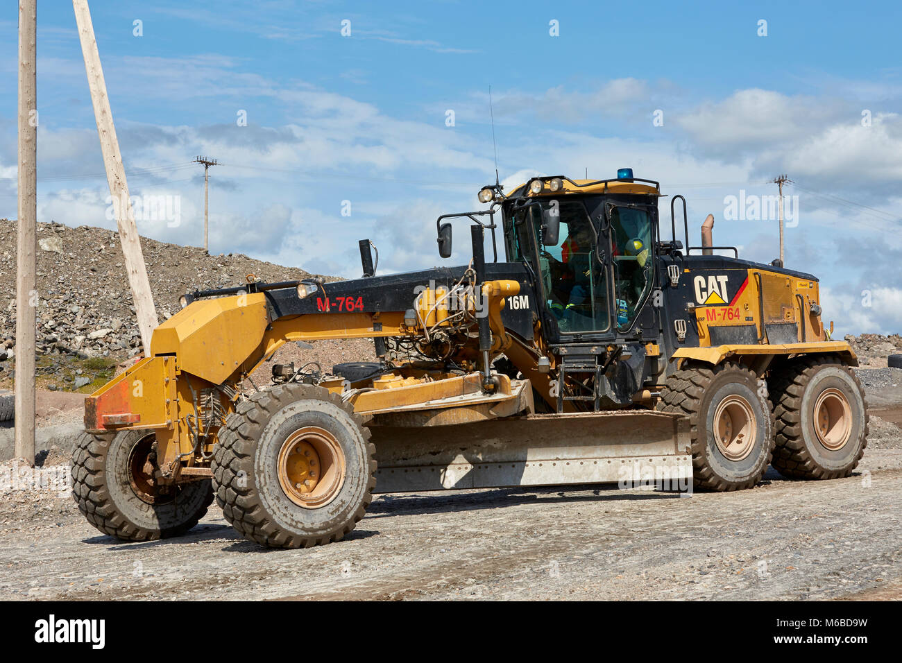 Raupe 16m motor grader -Fotos und -Bildmaterial in hoher Auflösung – Alamy