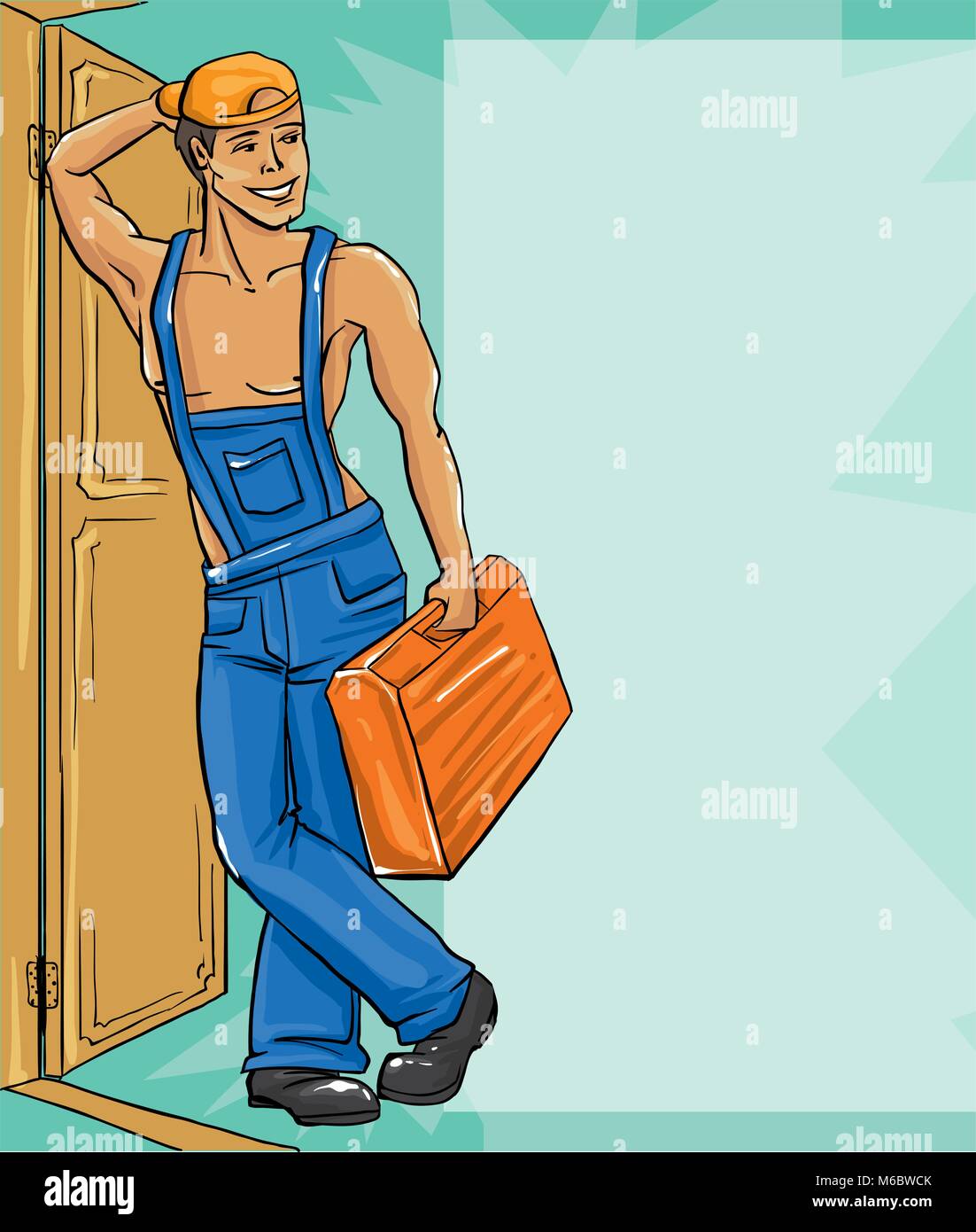 Klempner cartoon Stock-Vektorgrafiken kaufen - Alamy