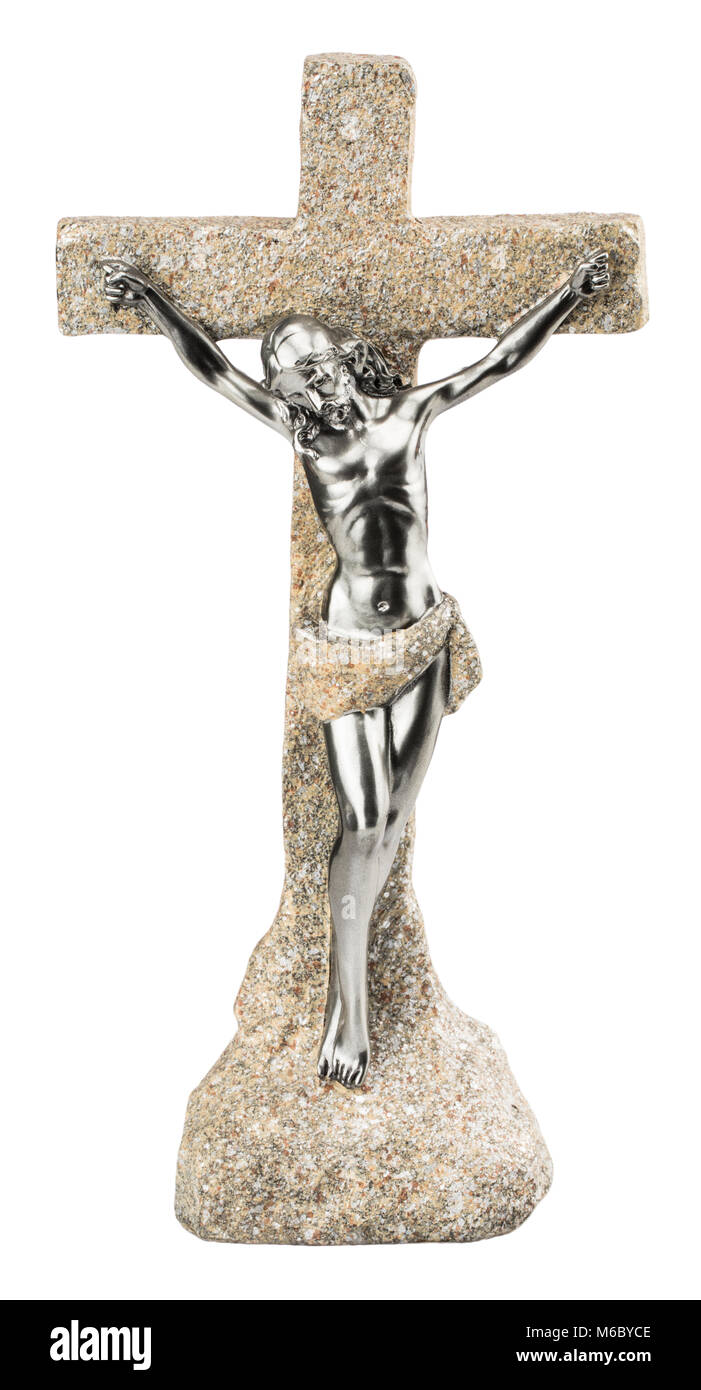 Statue jesus christ crucifixion on Ausgeschnittene Stockfotos und -bilder - Alamy