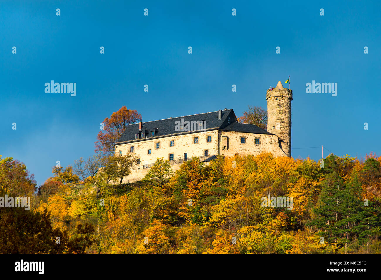 Schloss von Bad Blankenburg Stockfotografie - Alamy