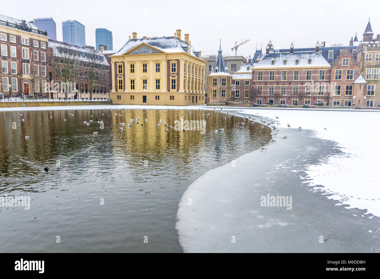 Schnee Winter Den Haag Niederlande Stockfotos und -bilder Kaufen - Alamy