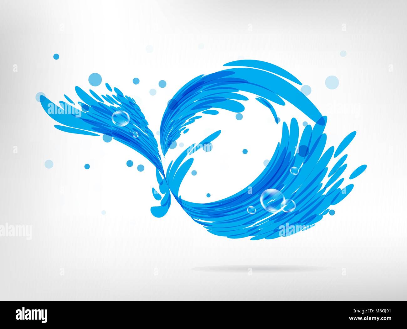 Dynamisches wasser Stock-Vektorgrafiken kaufen - Alamy