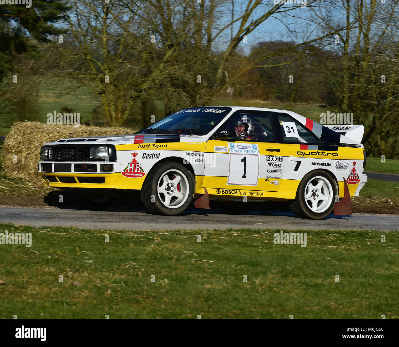 David Halford, Audi Quattro Sport, Rennen, Retro, Rallye, Sonntag 25 ...