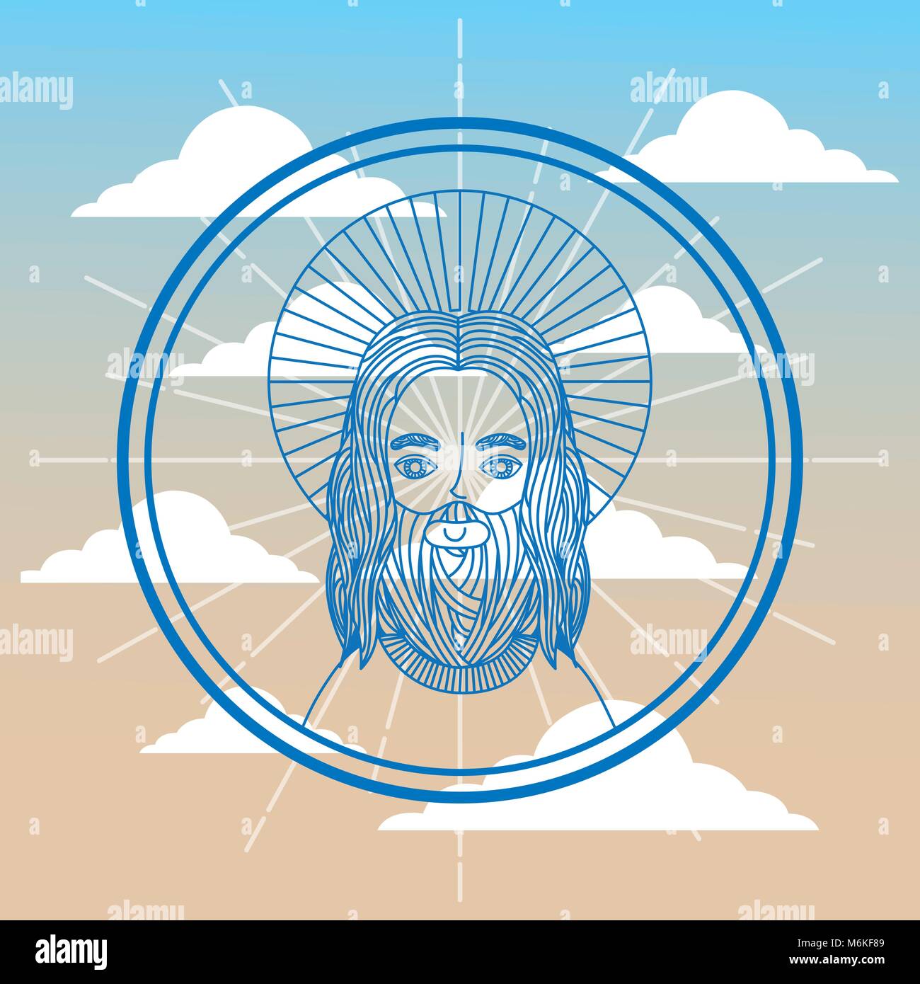 Kirche jesus christus skulptur Stock-Vektorgrafiken kaufen - Alamy