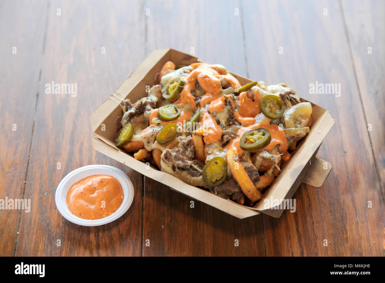 Poutine takeout box Stockfotos und -bilder Kaufen - Alamy