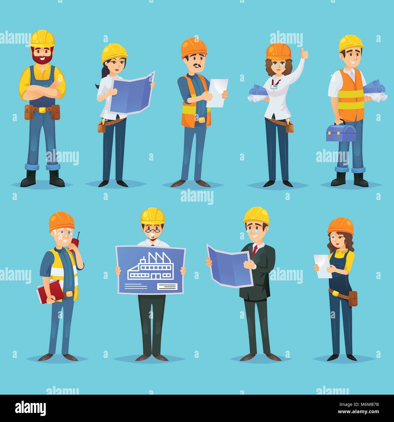 Set builder arbeiten Stock-Vektorgrafiken kaufen - Alamy