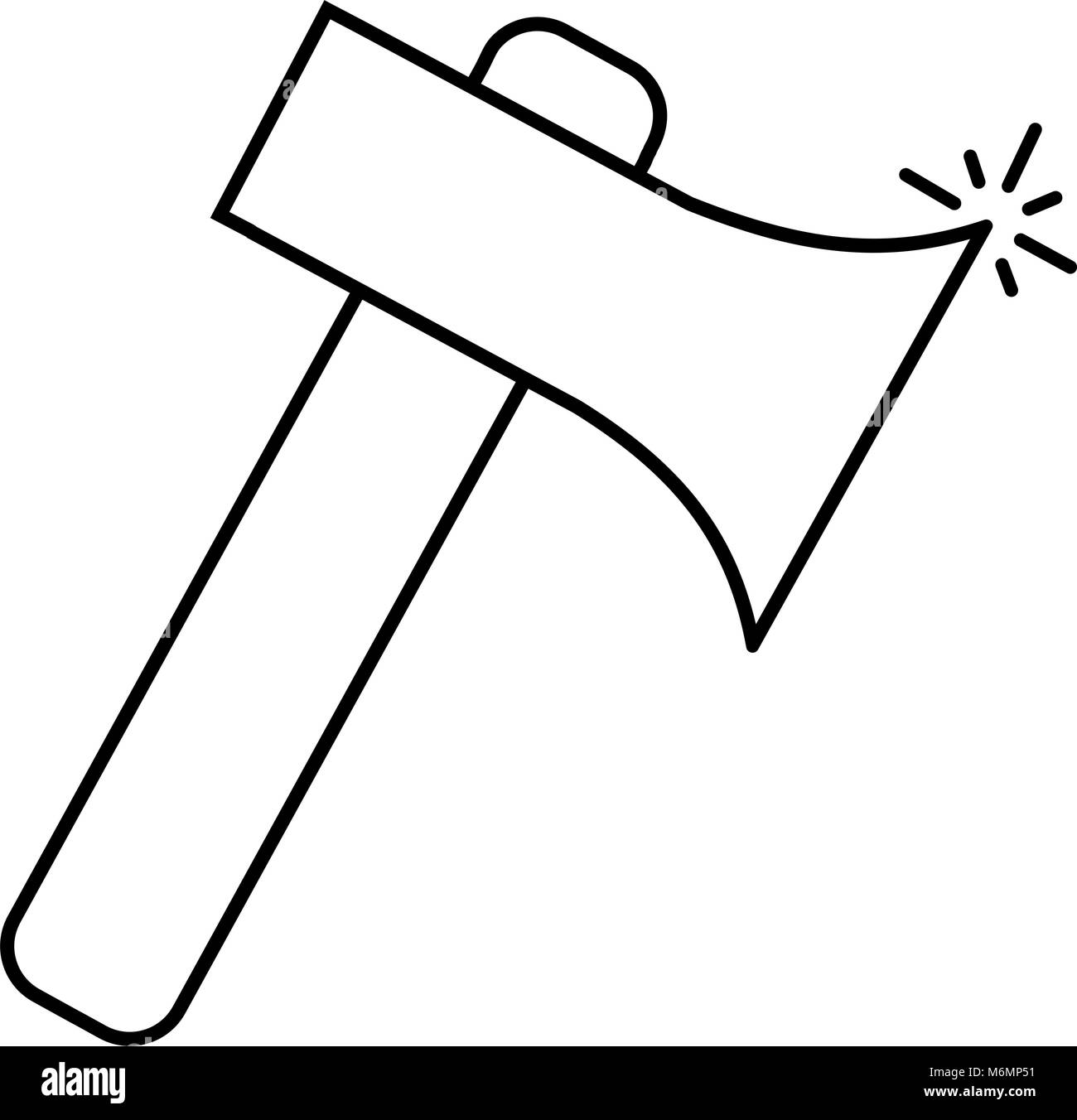 Cartoon axt Stock-Vektorgrafiken kaufen - Alamy