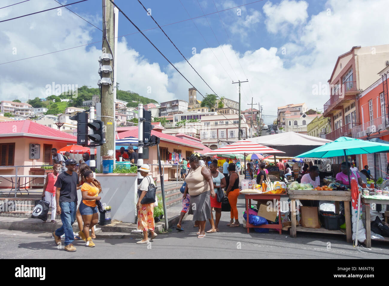 Grenada st georges market square -Fotos und -Bildmaterial in hoher ...