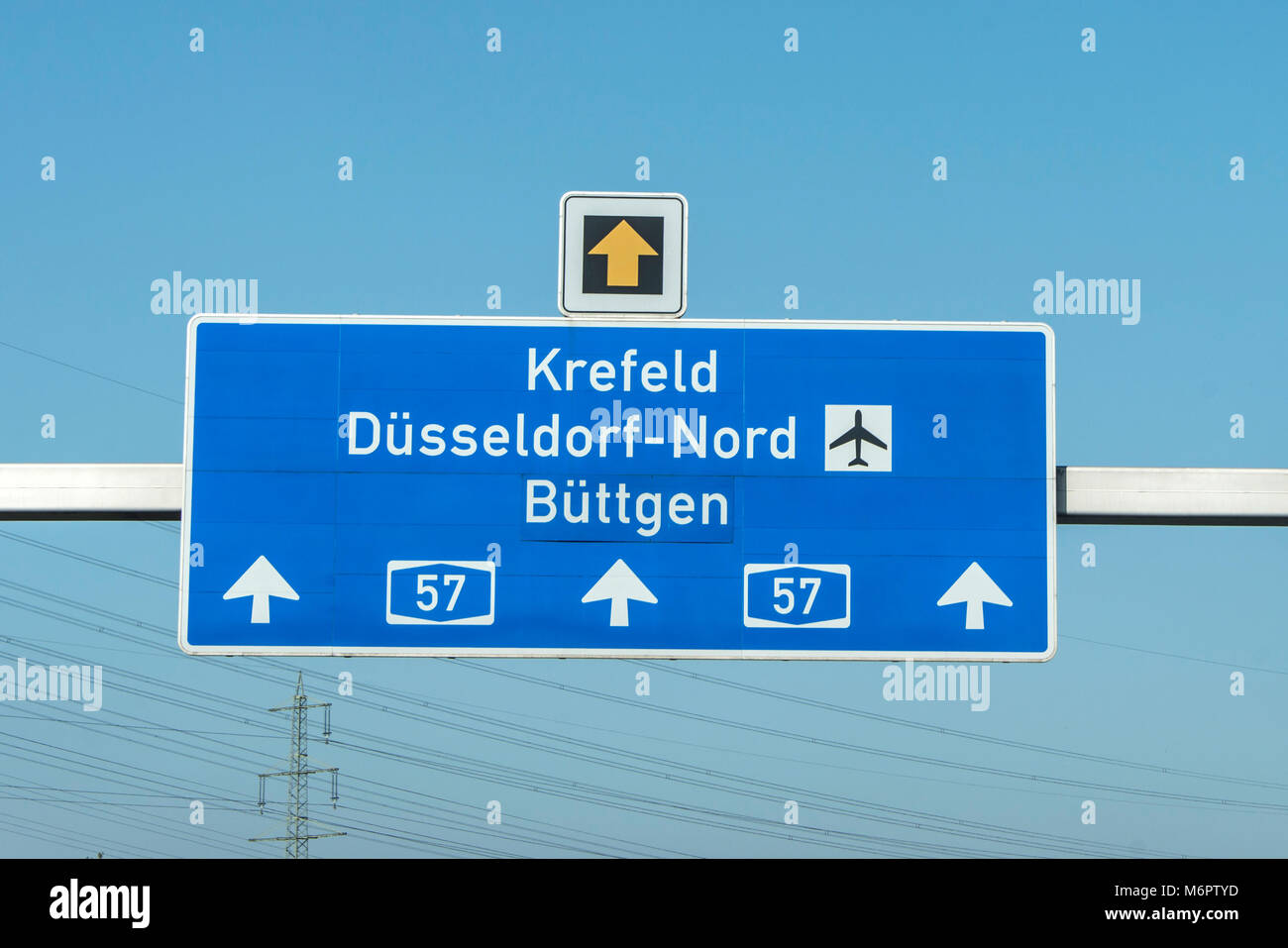 Autobahn Sign Germany Stockfotos und -bilder Kaufen - Alamy