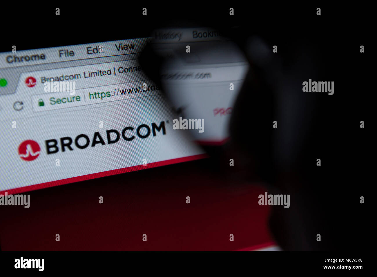 Broadcom logo -Fotos und -Bildmaterial in hoher Auflösung – Alamy