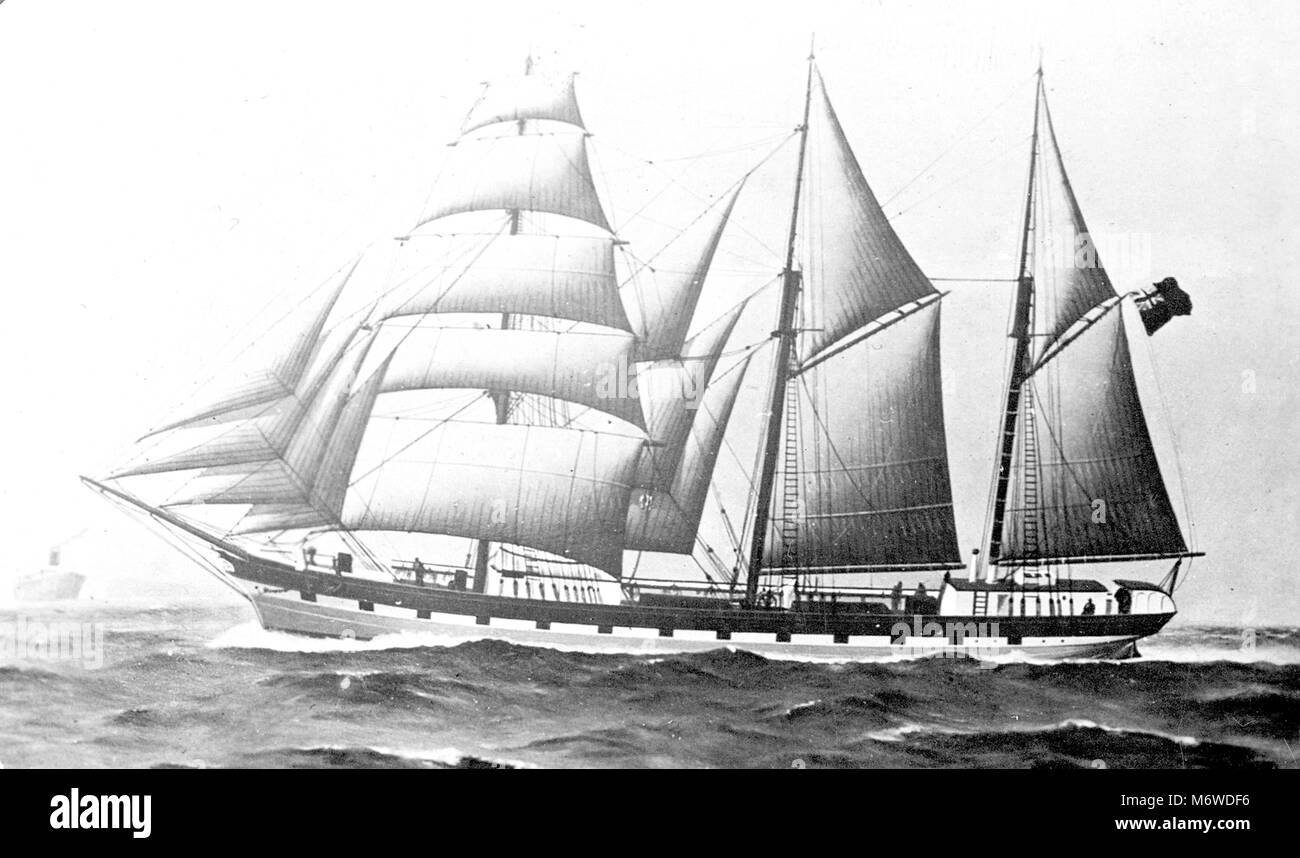 Ailsa Craig, barkentine oder Schoner Barke Stockfotografie - Alamy