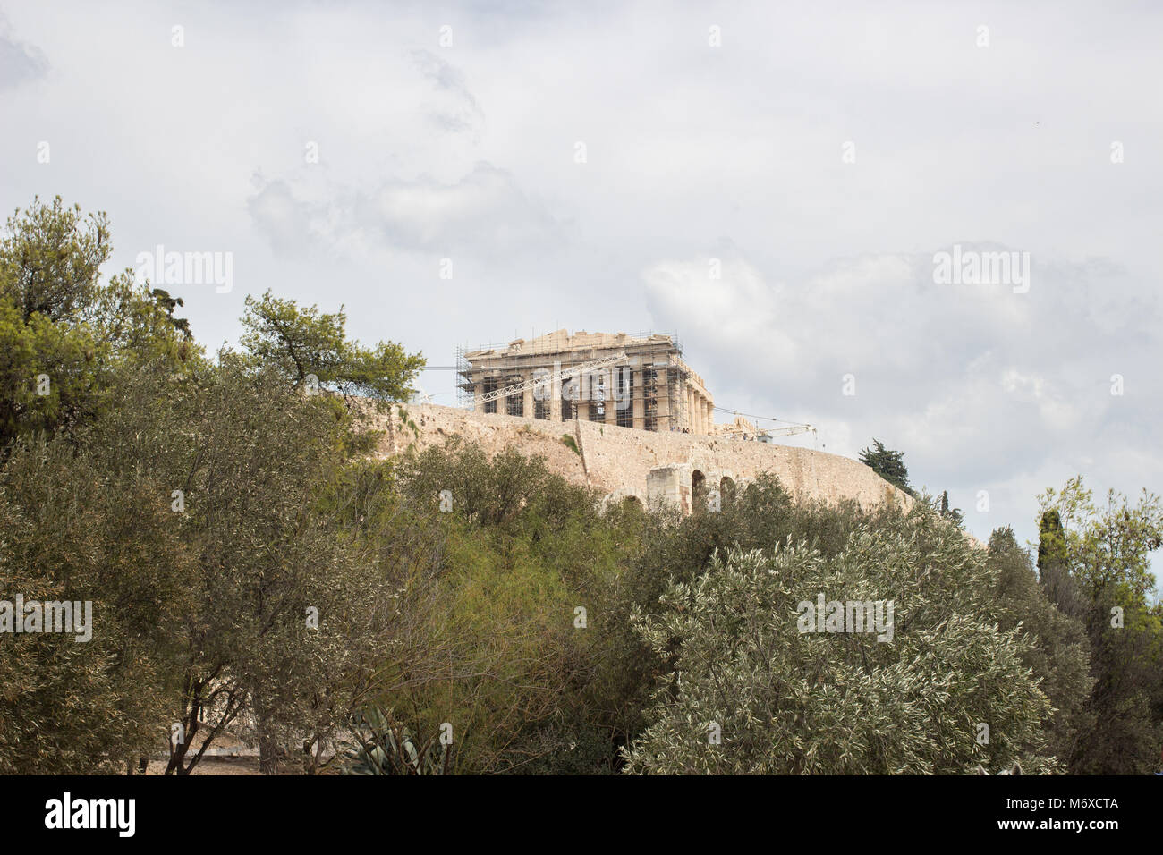 Parthenon Tempel, Akropolis von Athen, Griechenland Stockfotografie - Alamy