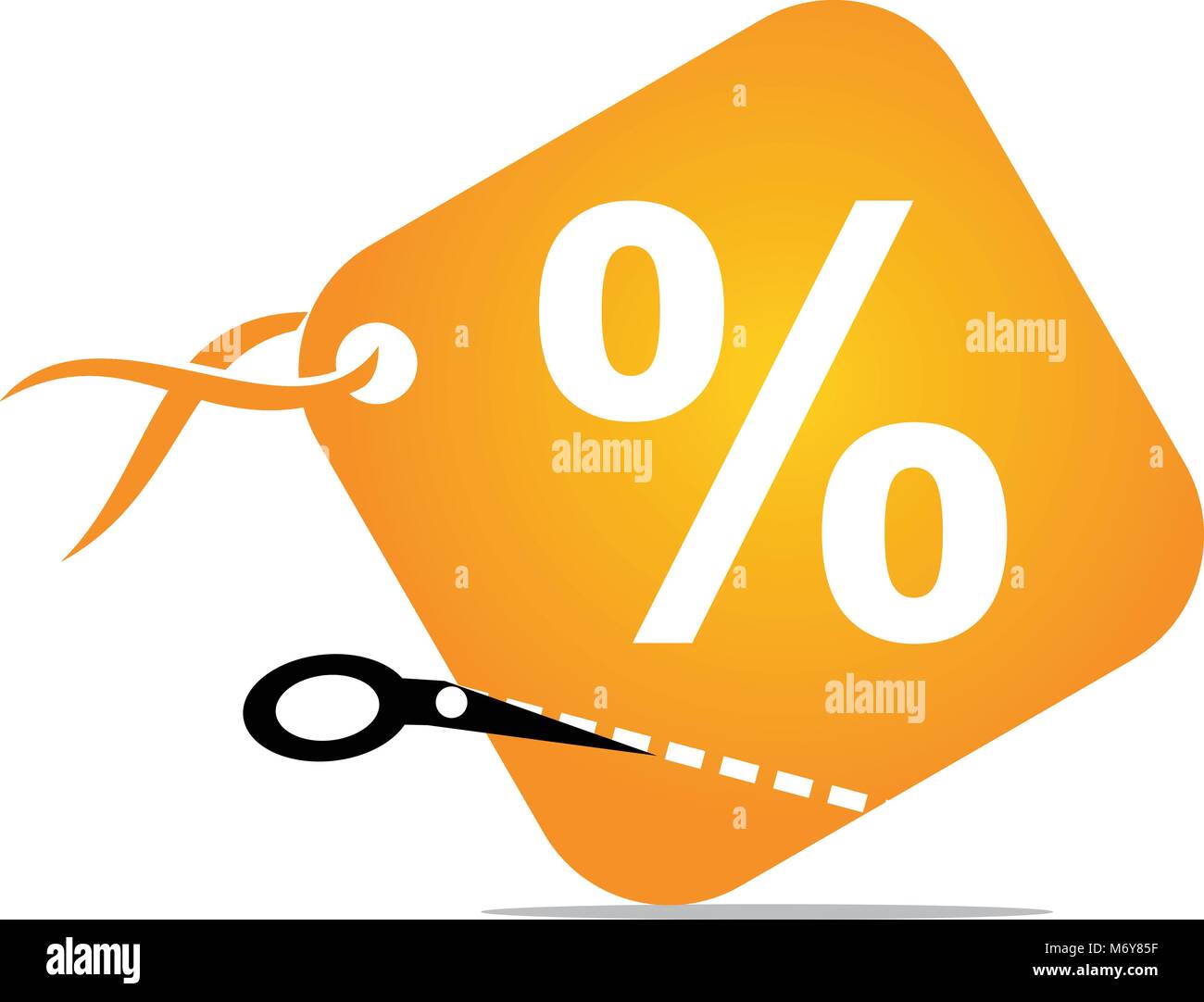 Rabatt symbol Logo Design Template Vector Stock-Vektorgrafik - Alamy