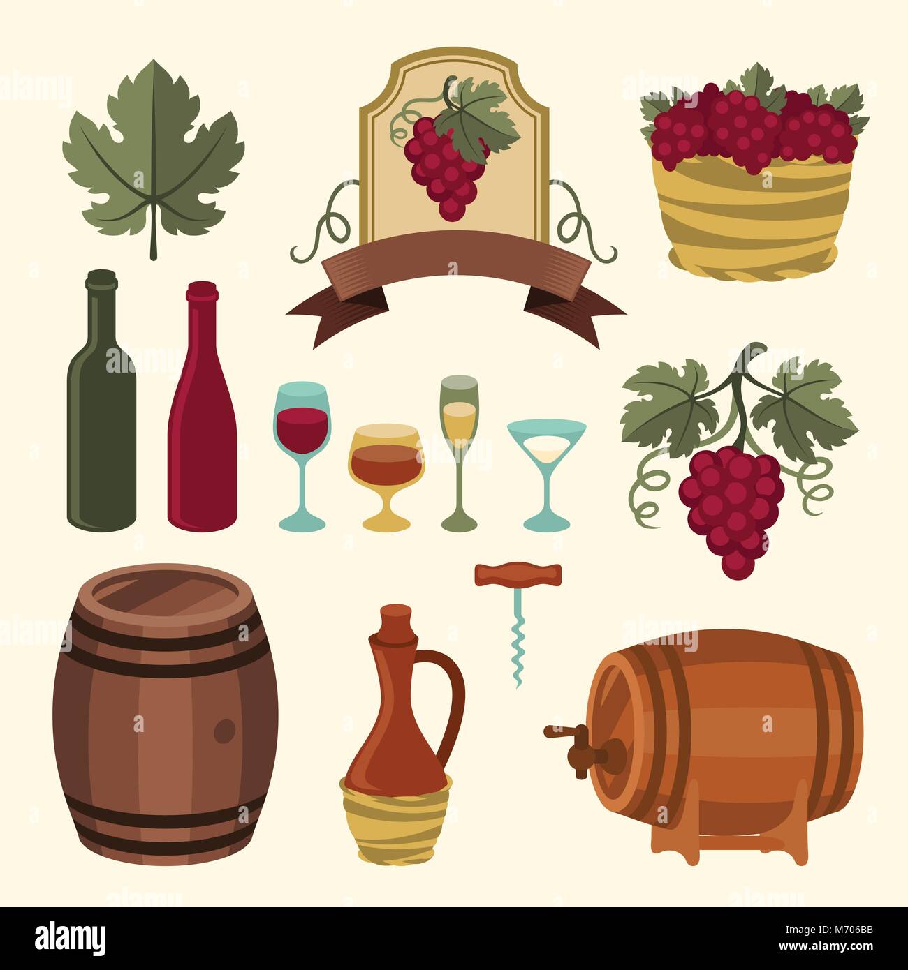 Weinfass Zeichen Stock-Vektorgrafiken kaufen - Alamy