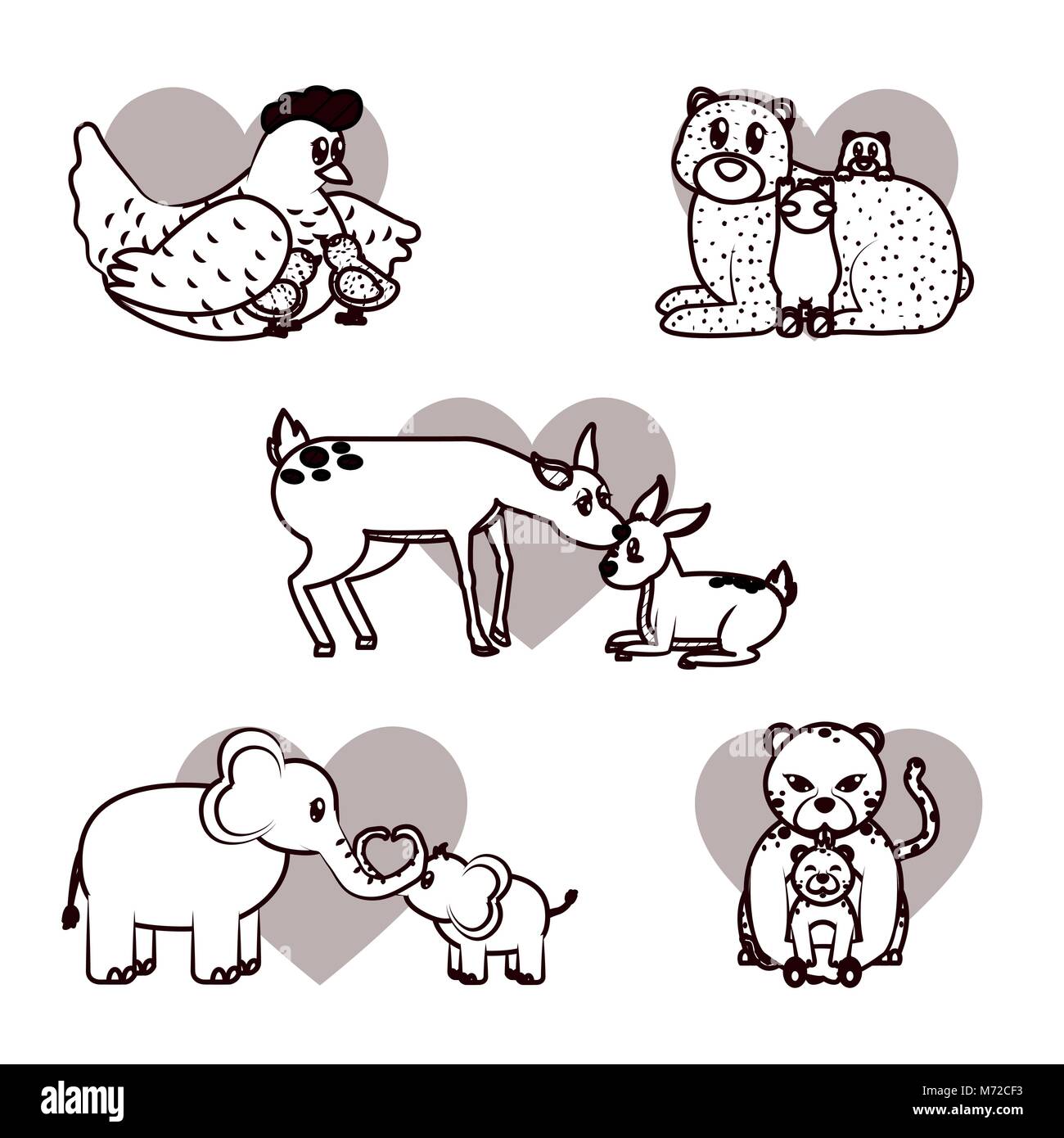 Huhn zart Stock-Vektorgrafiken kaufen - Alamy