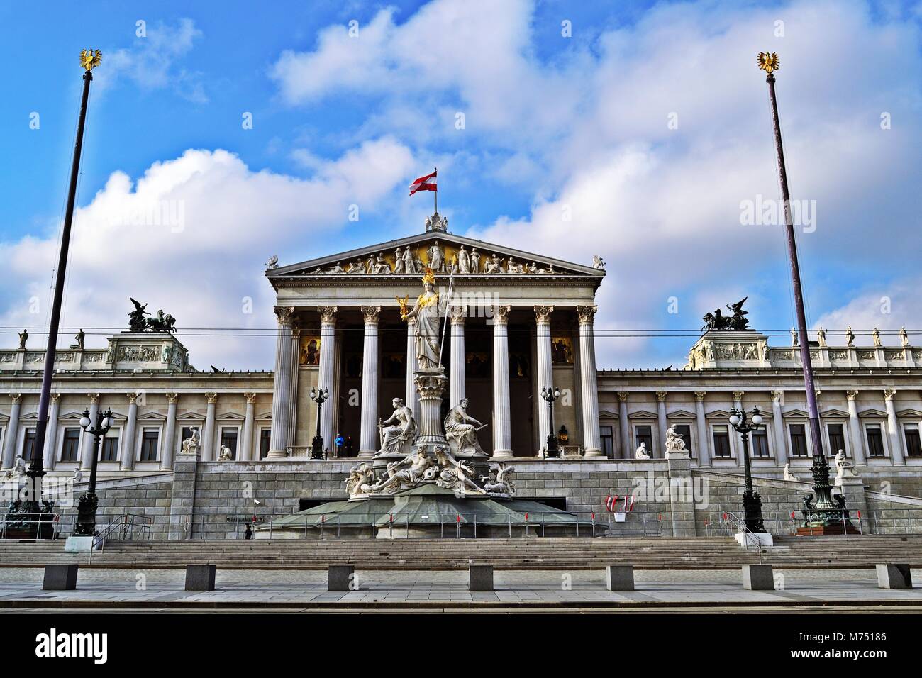 Parlament, Wien, Österreich Stockfotografie - Alamy