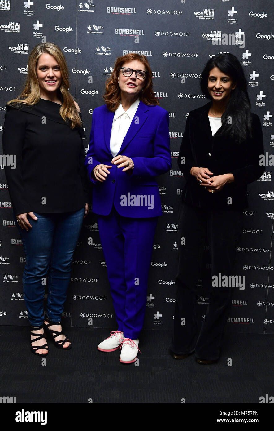 Alexandra Dean, Susan Sarandon und Konnie Huq eine spezielle Siebung ...