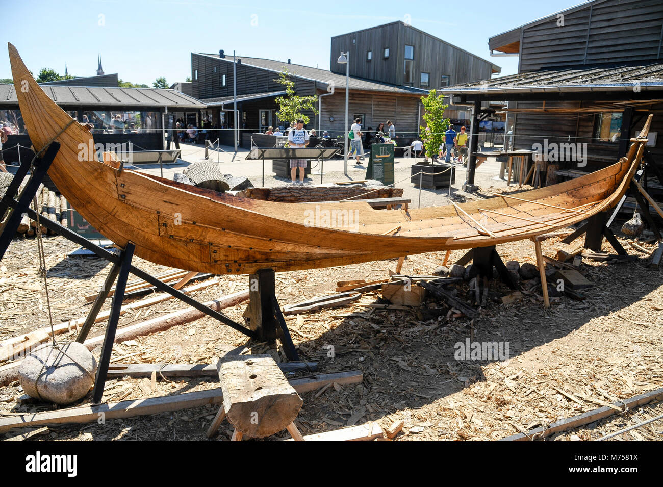 Wikingerschiffsmuseum vikingeskibsmuseet in roskilde Stockfotos und ...