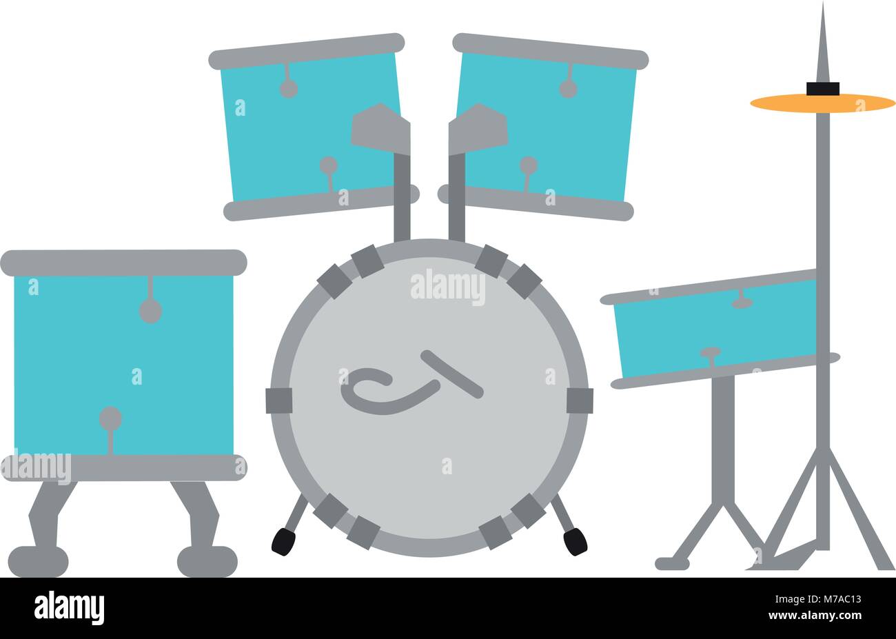 Drum set symbol Stock-Vektorgrafiken kaufen - Alamy