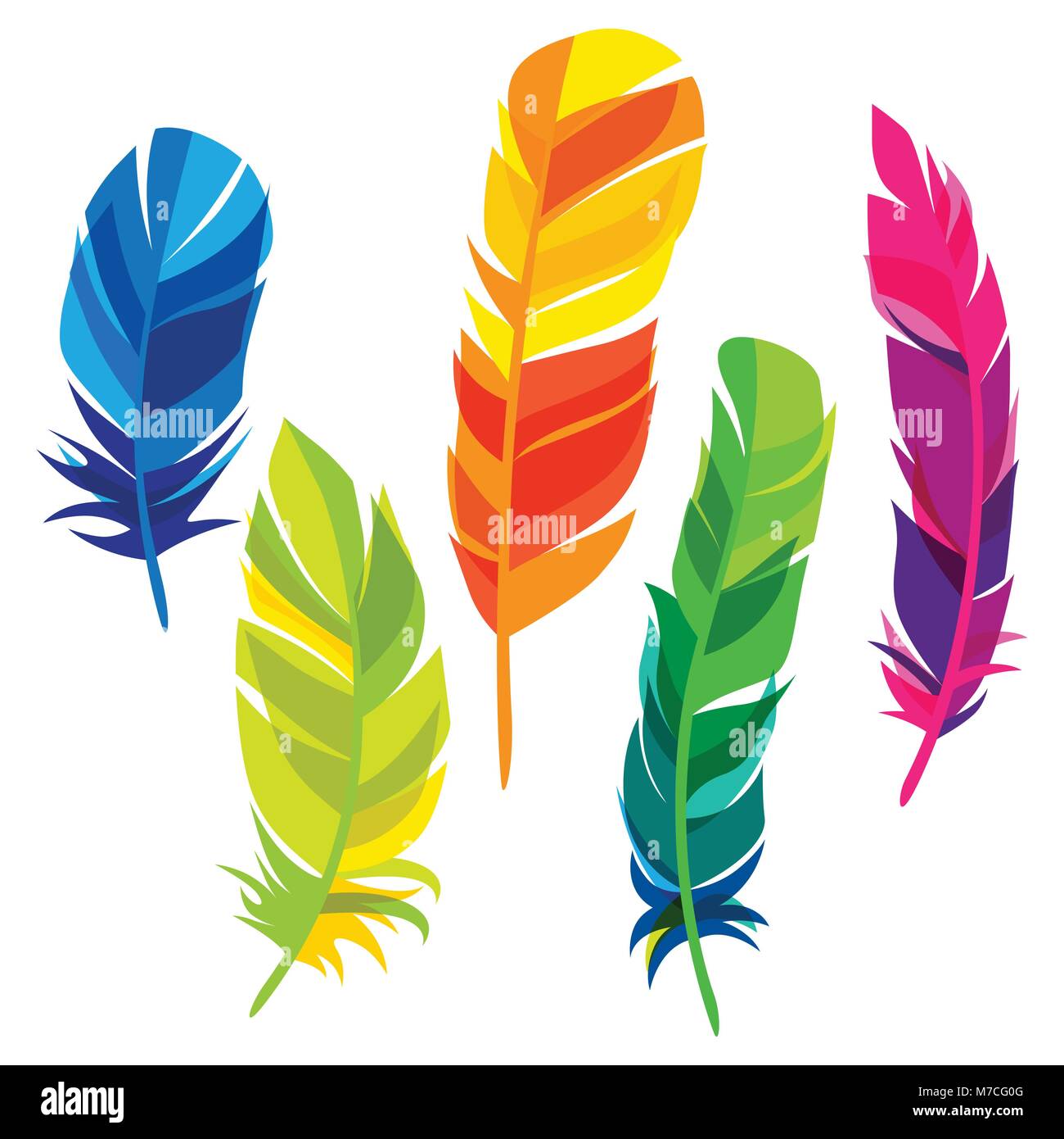 Lebendige feder Stock-Vektorgrafiken kaufen - Alamy