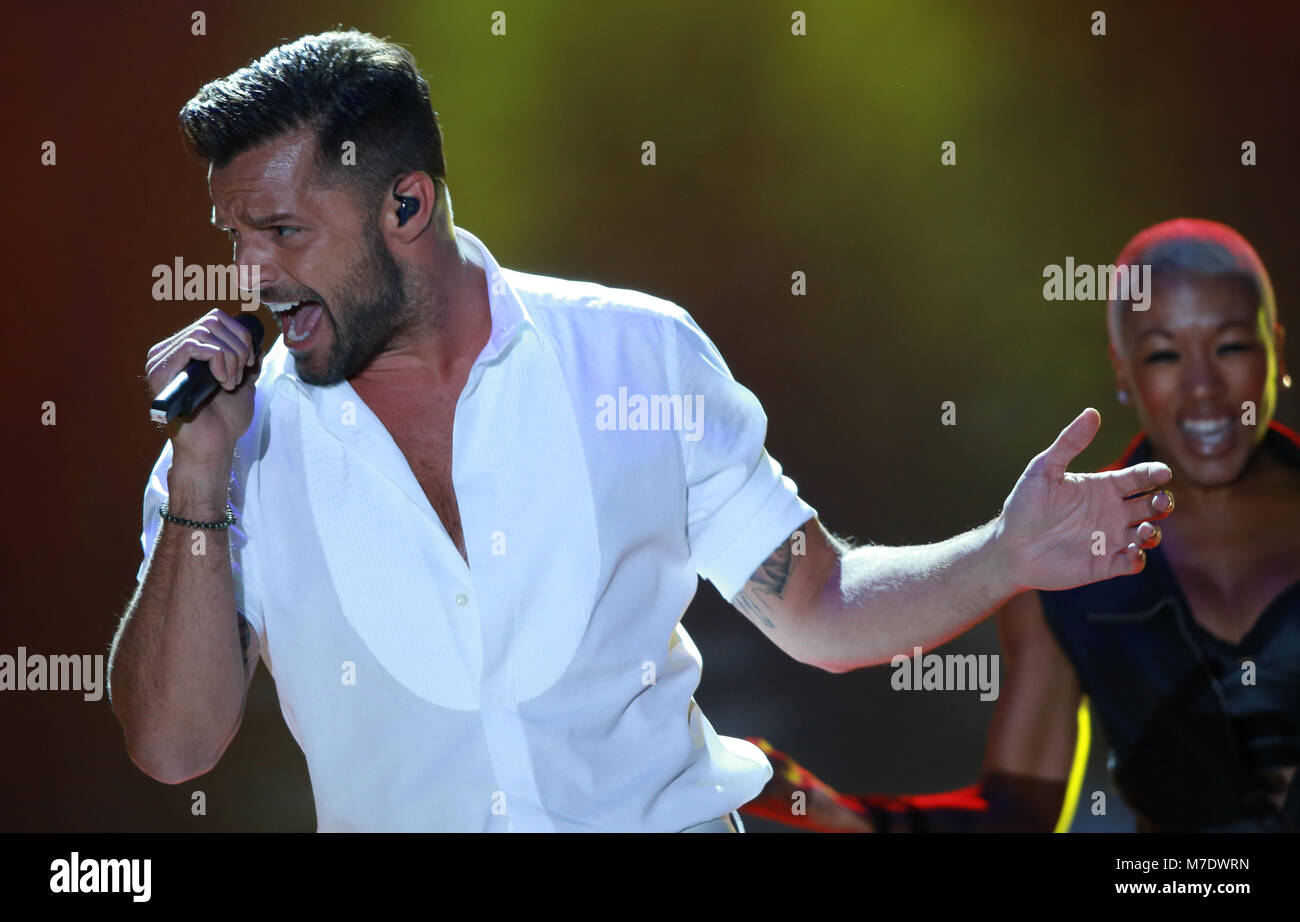 MONTE-CARLO, MONACO - 27. Mai: Ricky Martin führt bei der Verleihung ...