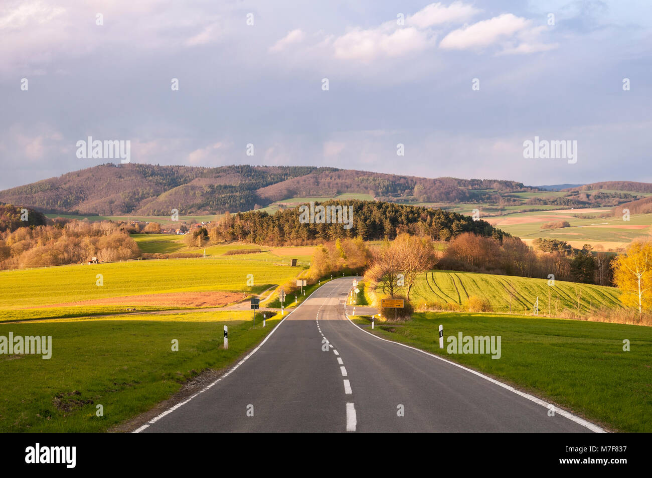 Landschaft Hoher Meissner, Hessen, Deutschland, Europa Stockfotografie ...