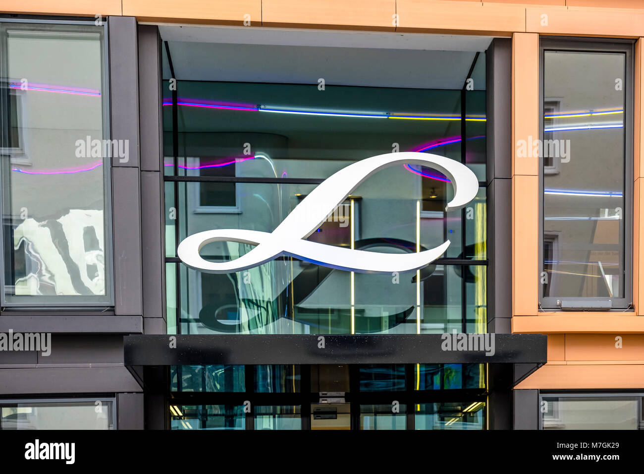 München/Deutschland - vom 16. Februar 2018: Die Linde Group ist ein ...