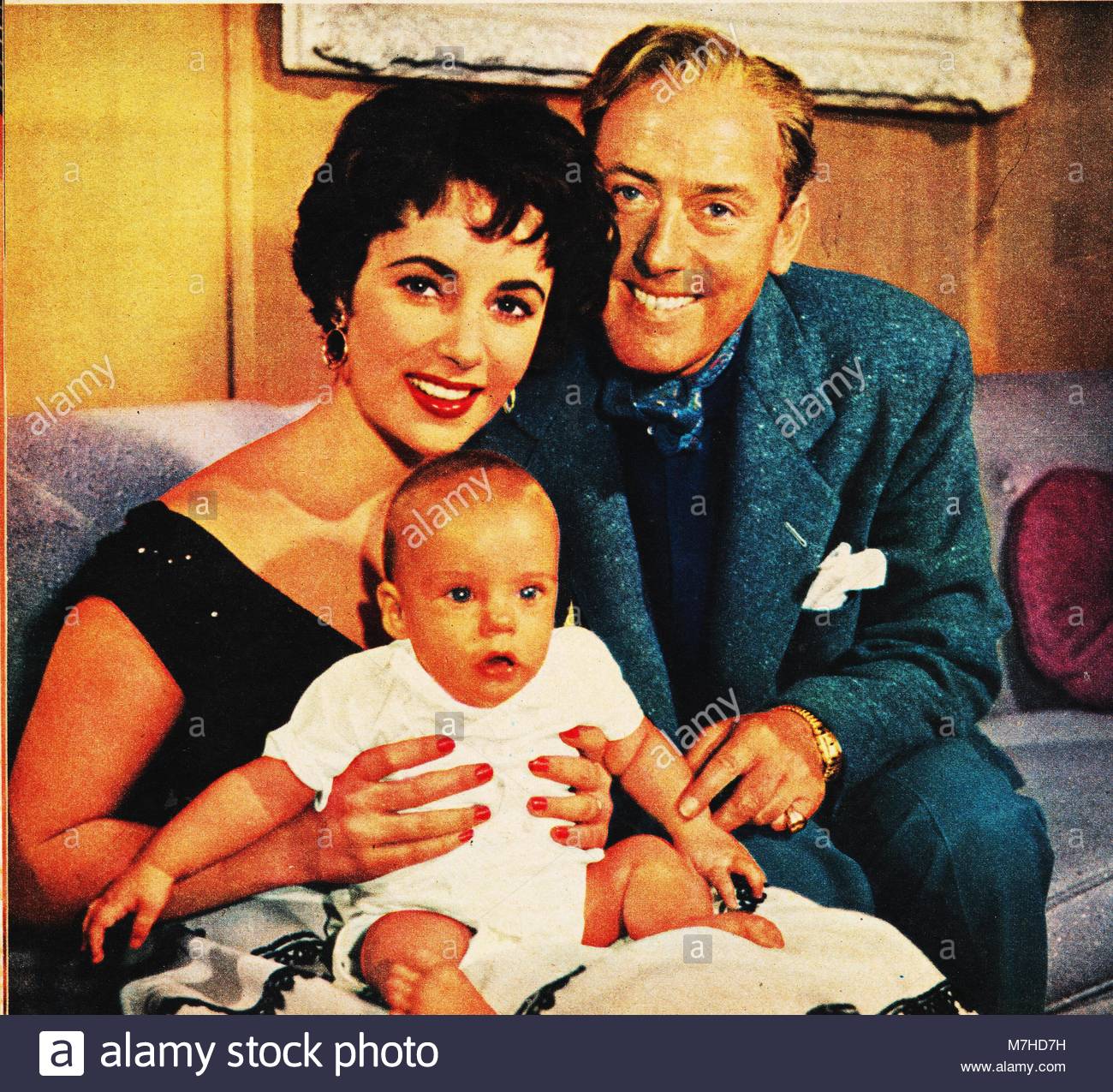 Elizabeth Taylor Michael Wilding Stockfotos & Elizabeth Taylor Michael ...