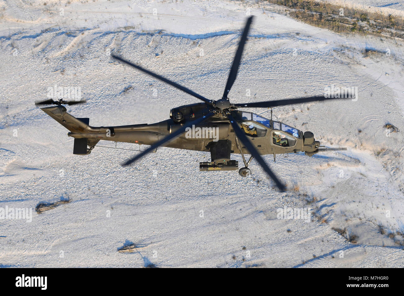 AH-129 D Mangusta italienische Armee Hubschrauber Stockfotografie - Alamy