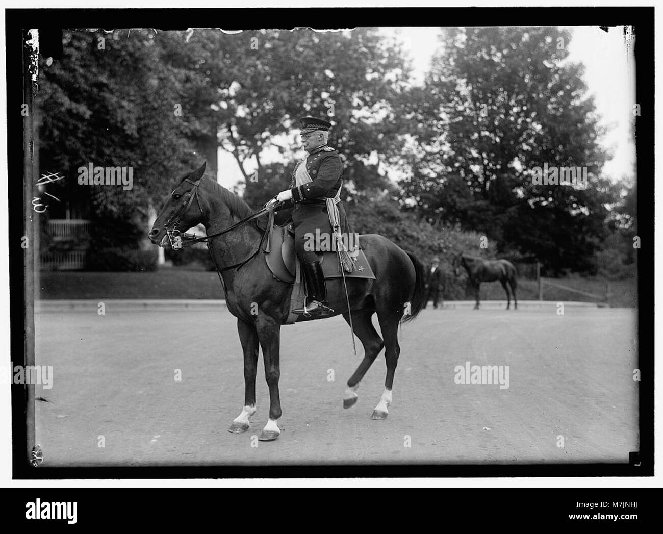 Dieses Bild zeigt Major General Hugh L. Scott, eine prominente US ...