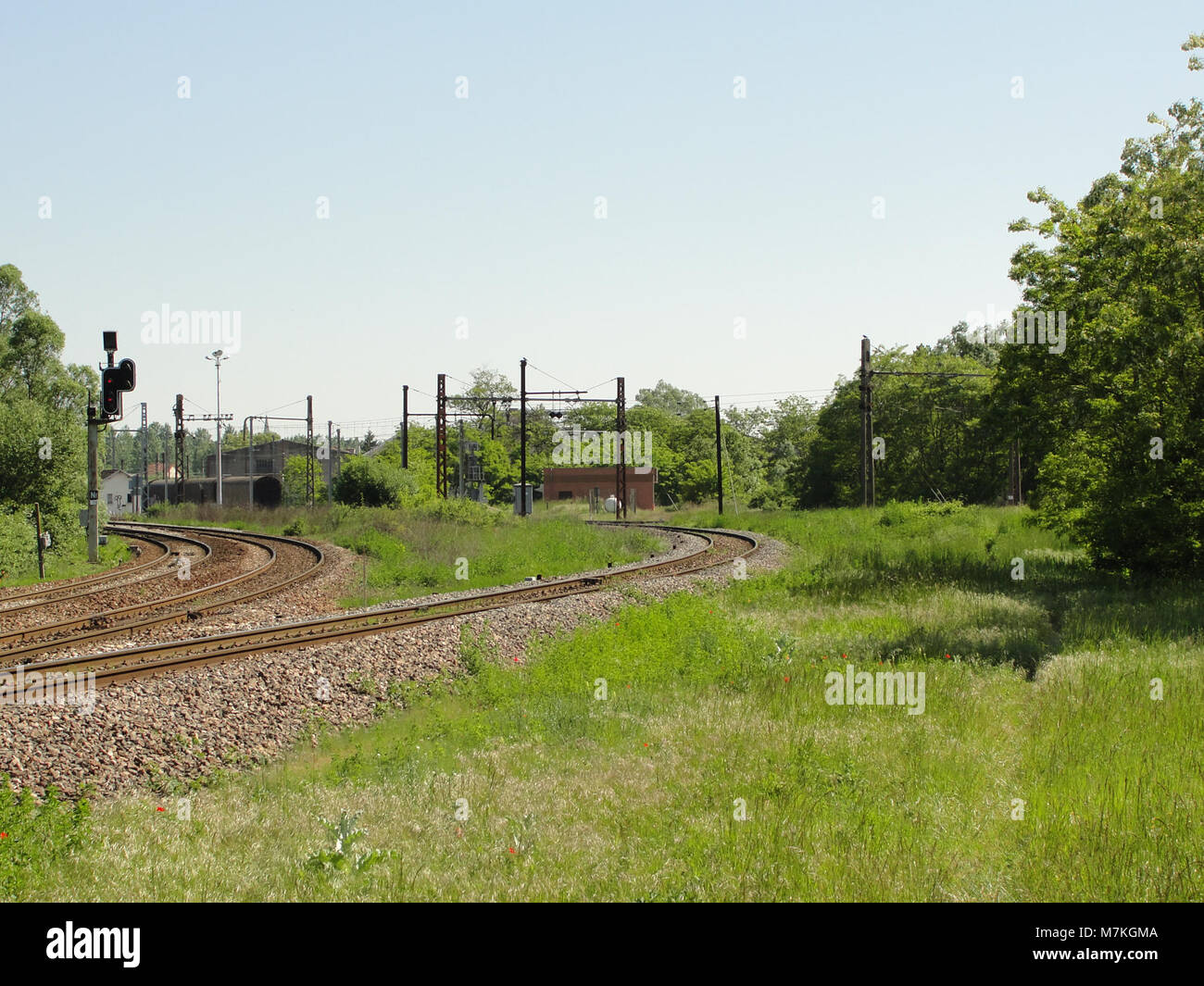 Carré, bifurkation Chagny (71 Stockfotografie - Alamy