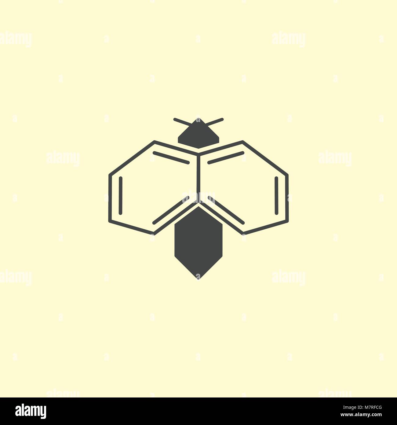 Insect logo Stock-Vektorgrafiken kaufen - Alamy