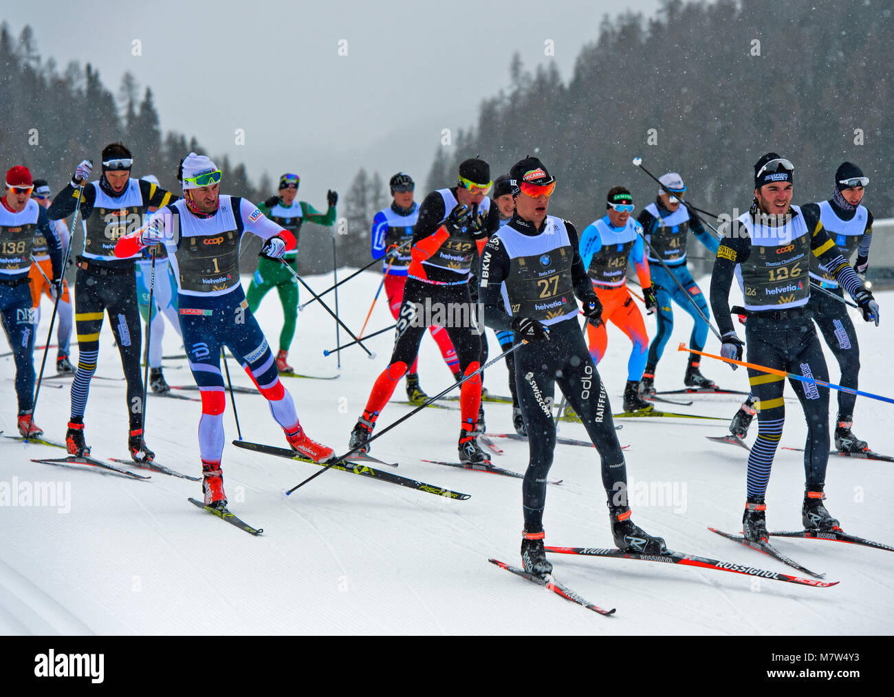 Cross Country skier Petter Northug, Norwegen, Nummer 1, und andere ...