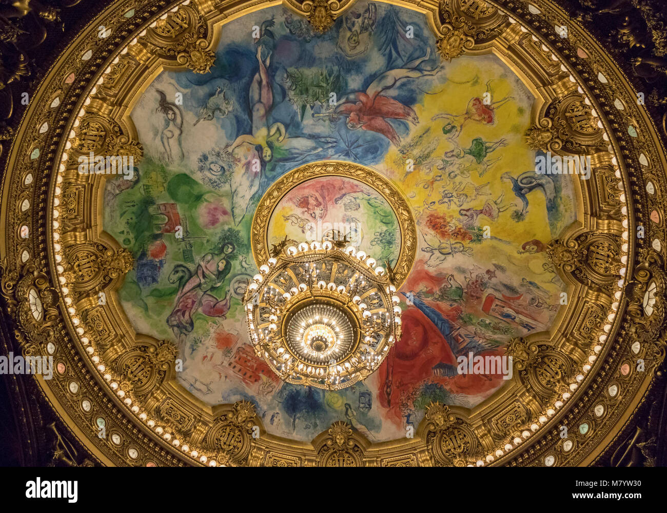 Garnier Opera Paris Chagall Stockfotos und -bilder Kaufen - Alamy