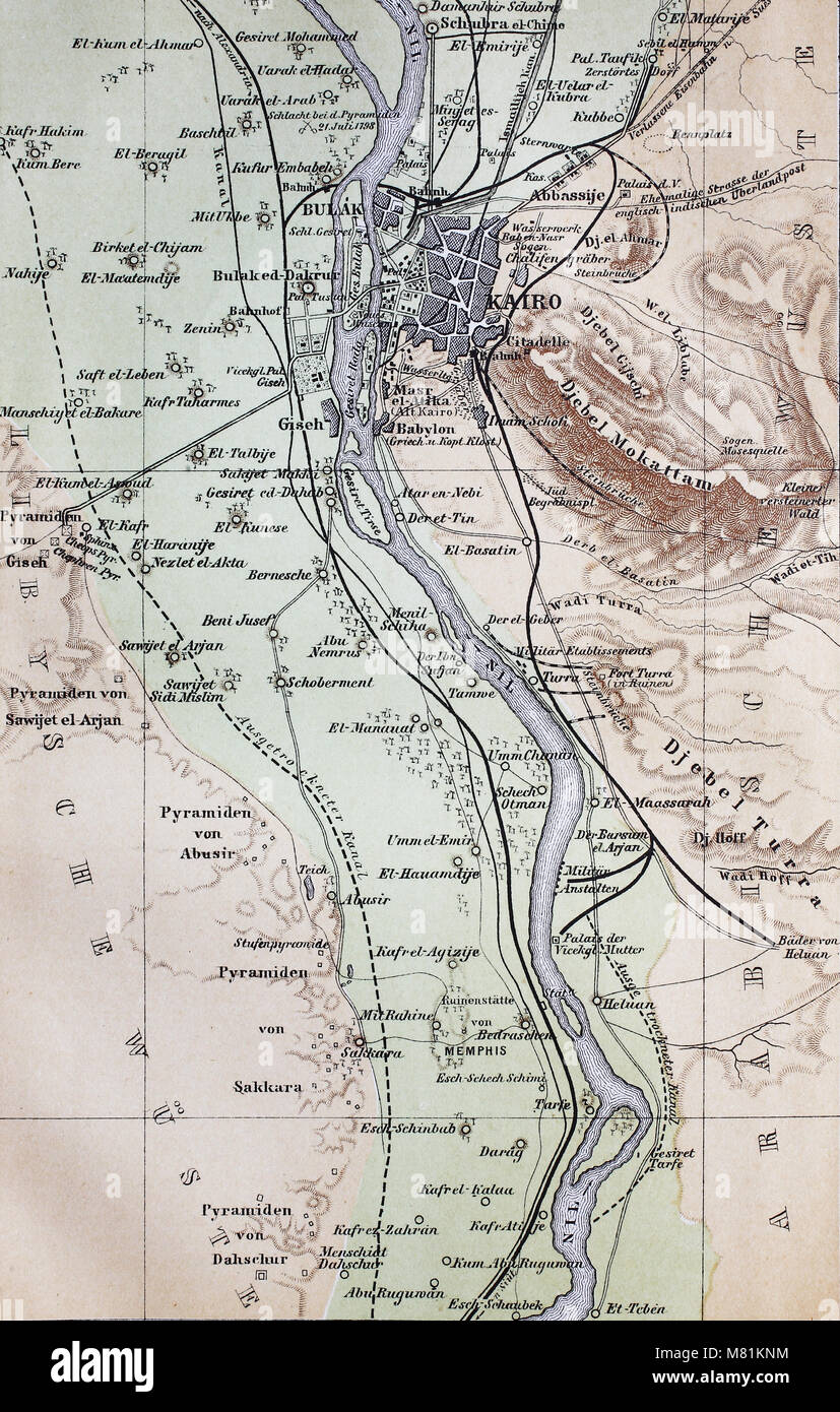 Kairo karte -Fotos und -Bildmaterial in hoher Auflösung – Alamy