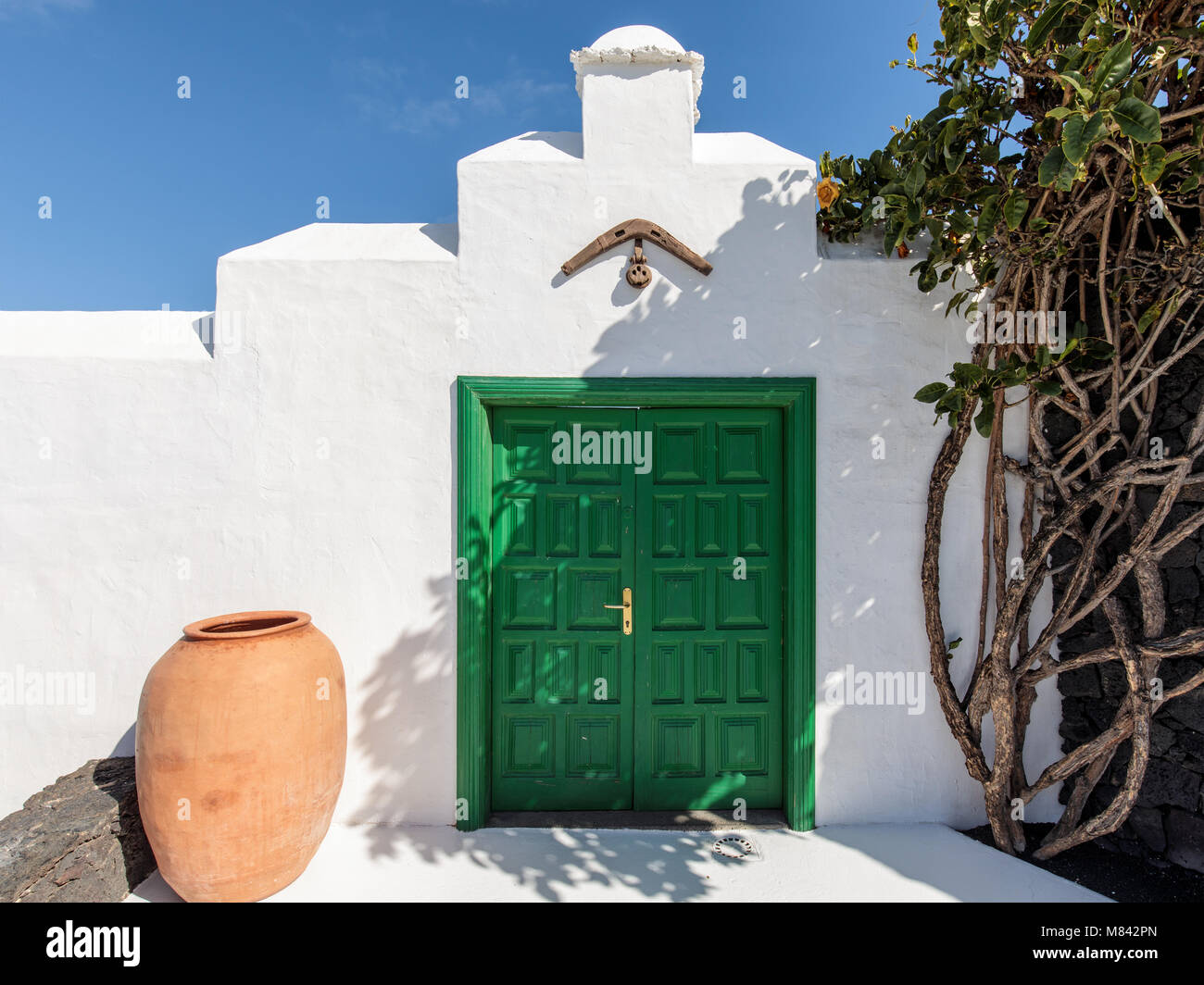 Die César Manrique Foundation in der Nähe von La Asomada, Lanzarote ist ...