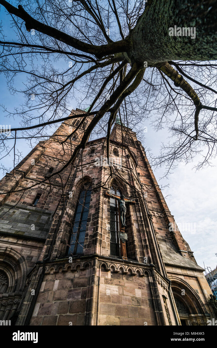 St. Sebald Kirche (St. Sebaldus-Kirche), Nürnberg, Bayern, Deutschland ...