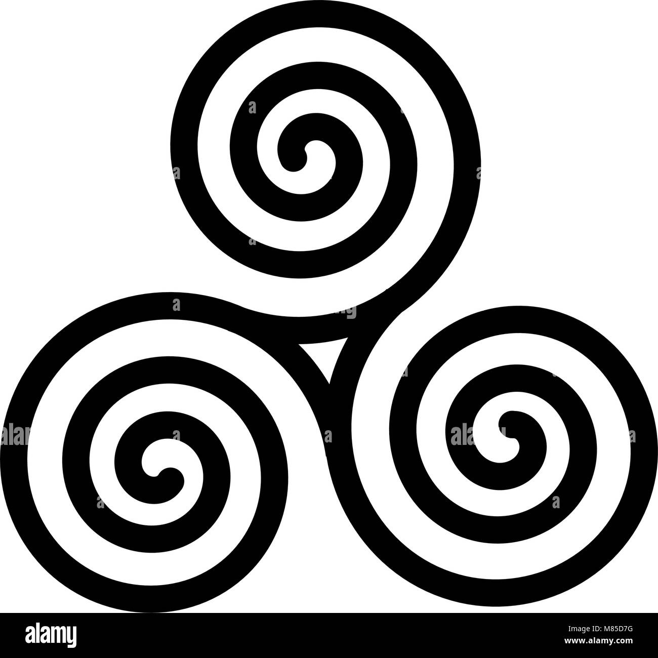 Keltische symbole Schwarzweiß-Stockfotos und -bilder - Alamy